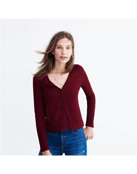 Knit Button Down Top Madewell