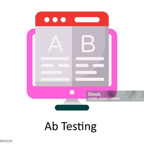 Ab 테스트 벡터 플랫 아이콘 디자인 그림입니다 흰색 배경에 기호 Eps 10 파일 0명에 대한 스톡 벡터 아트 및 기타 이미지 0명 개념 검색 엔진 Istock