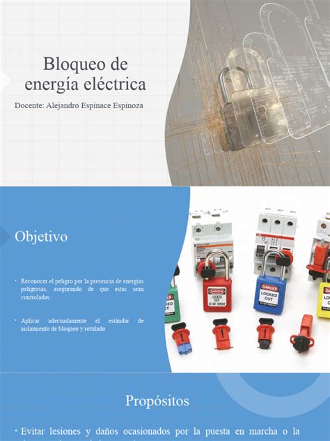 Bloqueo Y Aislamiento De Energía Eléctrica Pdf
