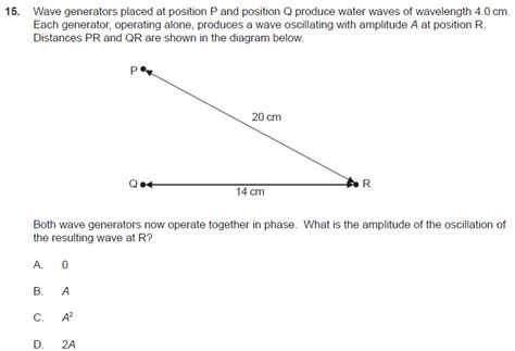 solved 15 wave generators placed at position p and position