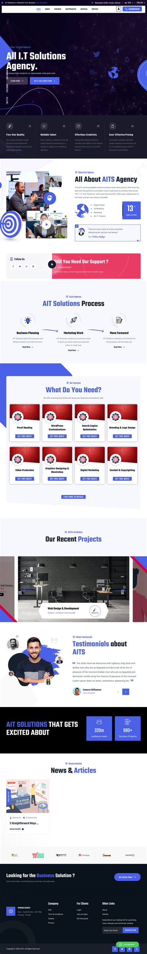Create Custom Website Using Html Css Laravel And Mysql By