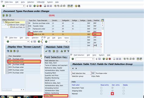 Solved New Po Doc Type Creation Screen Layout Def Enjoy F Sap Community