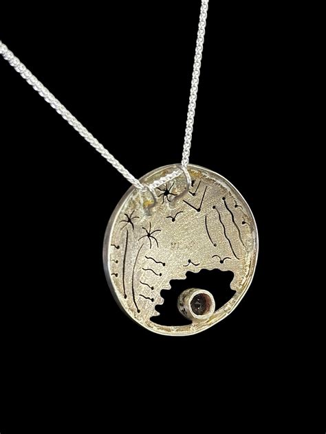Ss Amethyst Round With 14k Star Pendant Garys Gem Garden