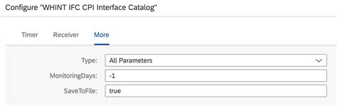 Aggregated Messages Overview For Whint Interface Catalog For Sap Cloud