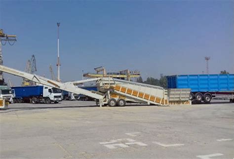 Truck Unloader Wheeled Bulk Reception Feeder Ske Industries