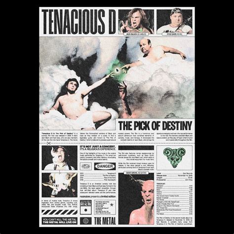Tenacious D V2 Instagram Diseño Grafico Pósters