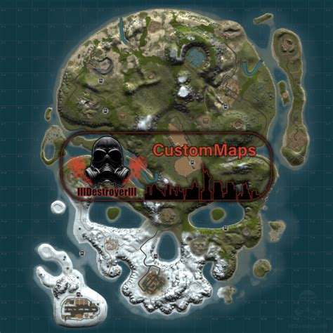 custom map skull invasion maps weoxide marketplace ¬ rust custom maps ¬ prefabs ¬ monuments
