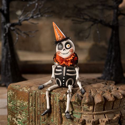 Tricks Party Skeleton By Leeann Kress Cuddle Decor