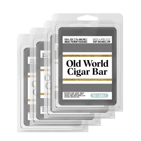 Old World Cigar Bar Scented Wax Melts Smells Like Resin