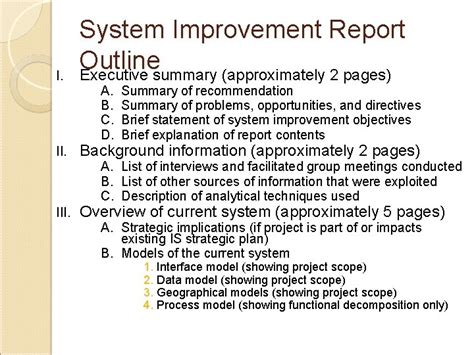 Chapter 4 Systems Analysis Objectives Define Systems Analysis