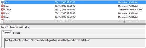 Bits Here And There No Channel Configuration Could Be Found In The Database When Publish