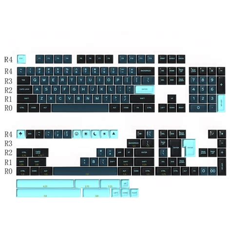 Daye Terminal Blue Double Shot Abs Sa Profile Keycaps Stackskb