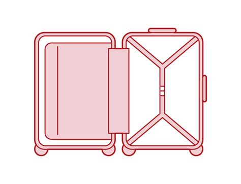 일러스트 내부 가방 운반 케이스 무료 일러스트 소재집 Kukukeke