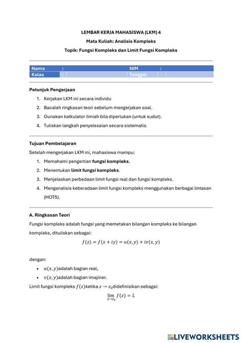 Lkm 4 Analisis Math Worksheets 8331342
