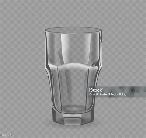 사실적인 3d 벡터 유리 모형 표면이 매끄러운 투명한 유리로 만들어진 투명한 원통형 용기 3차원 형태에 대한 스톡 벡터 아트 및 기타 이미지 3차원 형태 결정체 공란