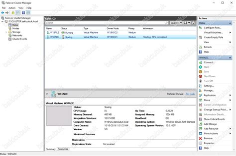 Windows Server 2019 Hyper V Failover Cluster Quick Migration Baki Çubuk