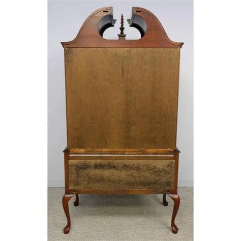 Mid 20th Century Colonial Furniture Solid Cherry Queen Anne Highboy