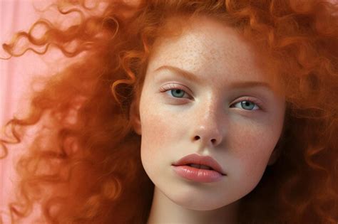 Premium Photo Close Up Portrait Of Woman With Mesmerizing Peach Fuzz