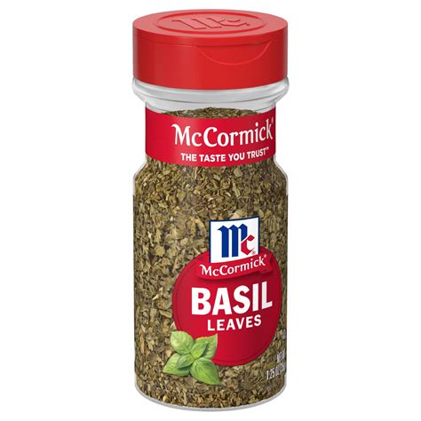 Mccormick Basil Leaves 1 25 Esf27 Oz