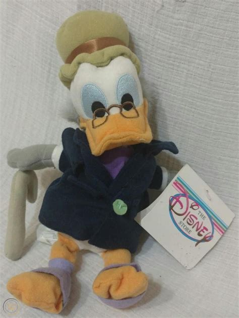 Scrooge Mcduck Plush Toy 10 Disney Store Ebenezer Scrooge Bean Bag 1879922243