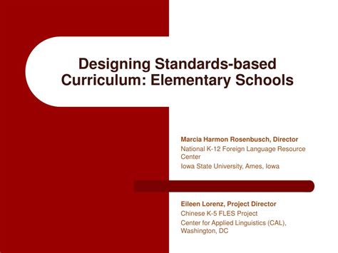 Standard Based Curriculum Development Model Ppt At Charles Bolden Blog
