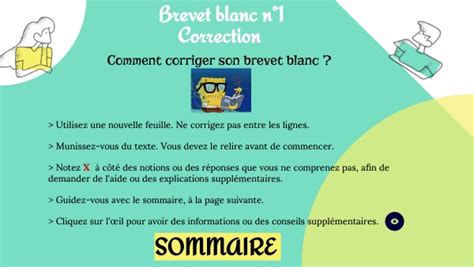 Correction Dnb Blanc N°1 Genially