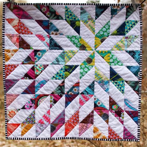 Triangle Quilt Patterns Free How I Quilted My Triangle Quilt