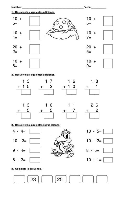 Guias De Matematica Primero Basico Matematicas Primero De Primaria
