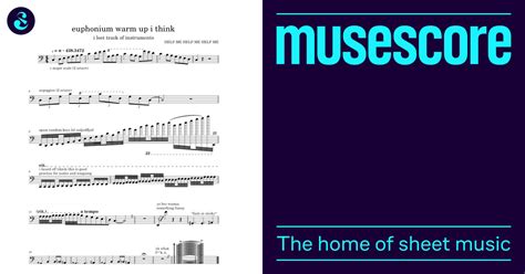 Euphonium Warm Up I Think Sheet Music For Tuba Solo