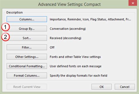 Group By Category And Sort By Date Outlook Tips