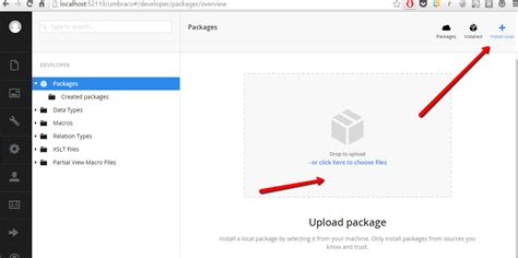 Creating Packages And Installing Packages In Umbraco 75
