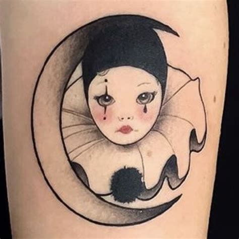 Pierrot Clown Tattoos