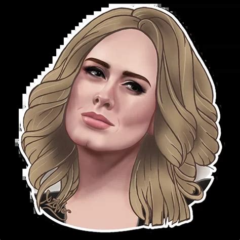 Adele Stickers — Whatsapp Stickers Pack Adele Stickers — Whatsapp Stickers Pack
