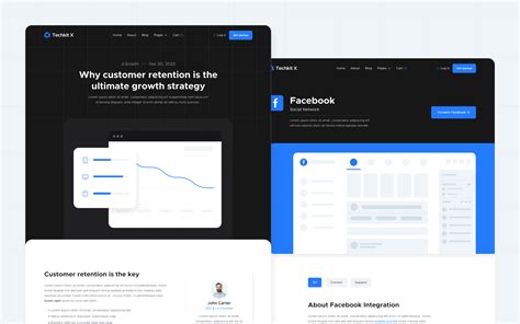 Techkit X Dashboard HTML Responsive Website Template
