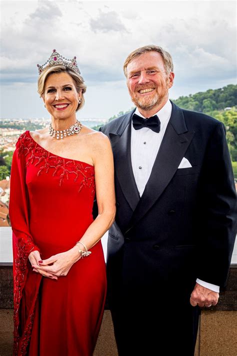 Queen Máxima Stuns In An Unseen Gown But Her Ruby Tiara Steals The Show