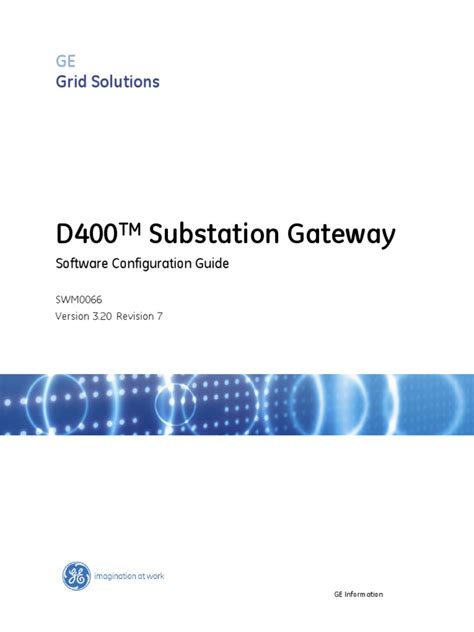 Swm0066 D400 Software Configuration Guide V320 R7 Pdf Scada Databases