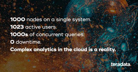 Teradatas 1000 Node Test Operationalizes Analytics At Scale
