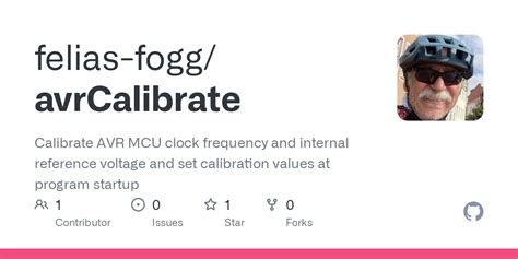 Github Felias Foggavrcalibrate Avr Calibrate Mcu Clock Frequency