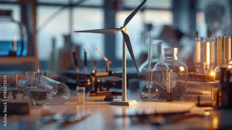 An Innovative Laboratory Using Wind Energy Depicted Through A Close Up