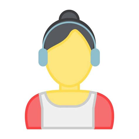 Person Wearing Headphones Vector Art Icons And Graphics For Free Download