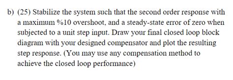 Solved 3 35 You Are Given A System With Poles At 1 And Chegg Com
