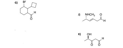 Answered G Br H J Nhch3 H K Oh H Bartleby