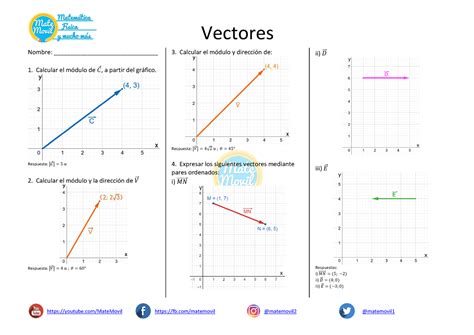 Vectores Ejercicios Resueltos Pdf Nombre