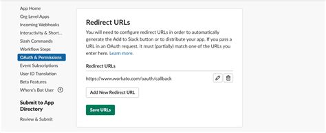Workbot For Slack Setup Workato Docs