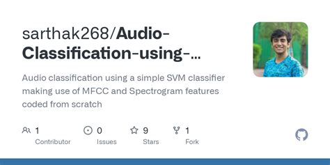 github sarthak268 audio classification using mfcc and spectrogram