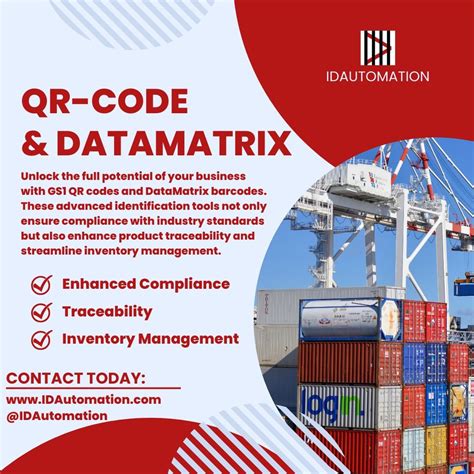 Idautomation Com Inc On Linkedin Qrcode Datamatrix Gs1 Supplychain Inventorymanagement