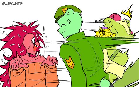 Htf Cómic 4 4 Flippy Flaky Y Nutty Happy Tree Friends Caricaturas