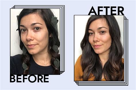 Hair Rollers Before And After