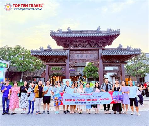 Tour Trung Quốc Thượng Hải Tô Châu Hàng Châu Tây Ô Trấn