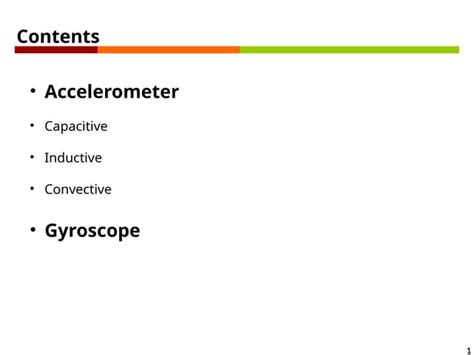 Introduction Of Cmos Mems Inertial Sensors Pptx